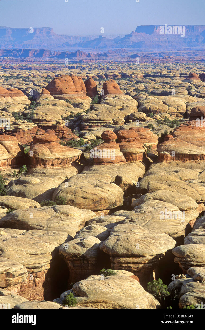 The Needles near Chesler Park, a sandstone maze of canyons and ...