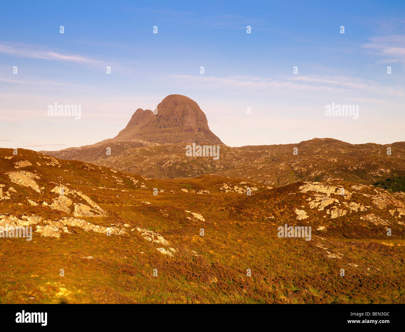 Scotland, Sutherland, Suilven from near Lochinver Stock Photo - Alamy