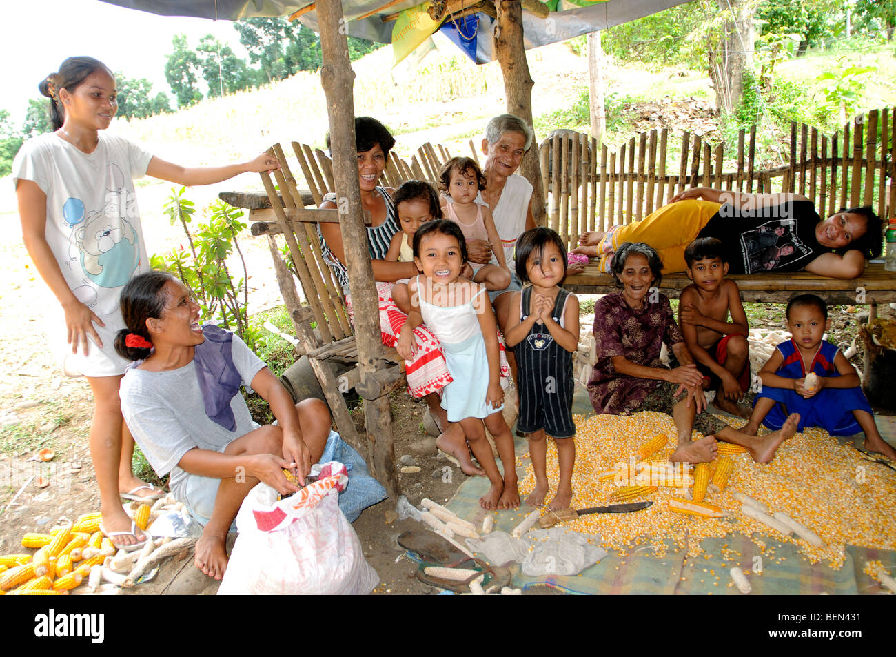 corn processing, cugman, cagayan de oro mindanao philippines Stock ...