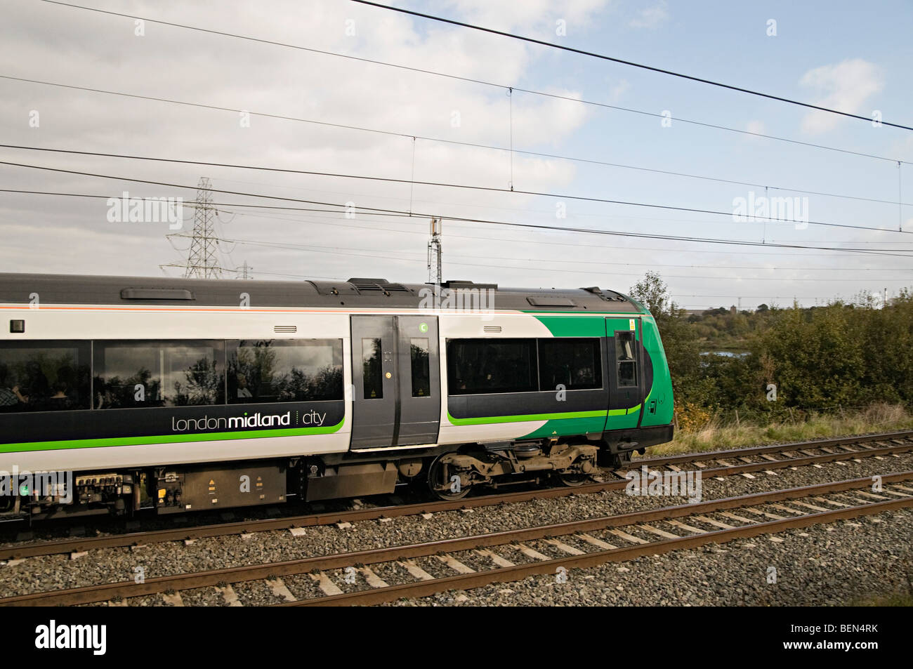 london midland class 170 commuter train near Dudley port station Stock ...