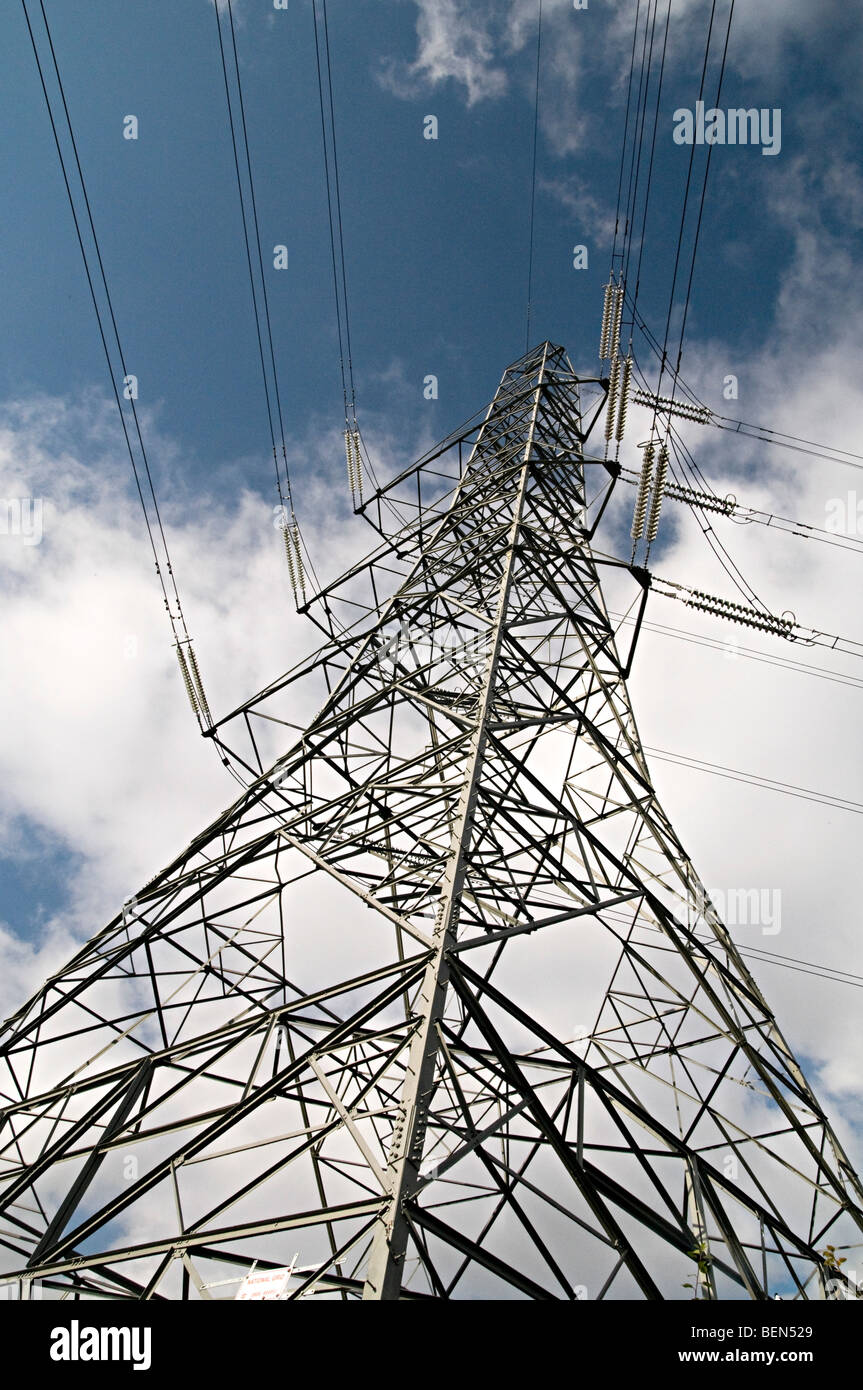 Electrical pylon transmission tower used hi-res stock photography and ...