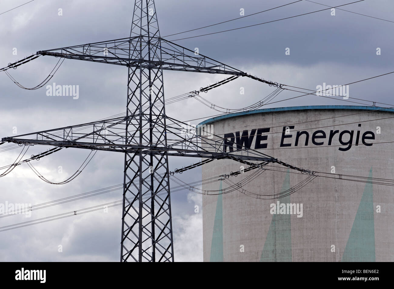 RWE Energy gas-fired power station, Germany Stock Photo - Alamy