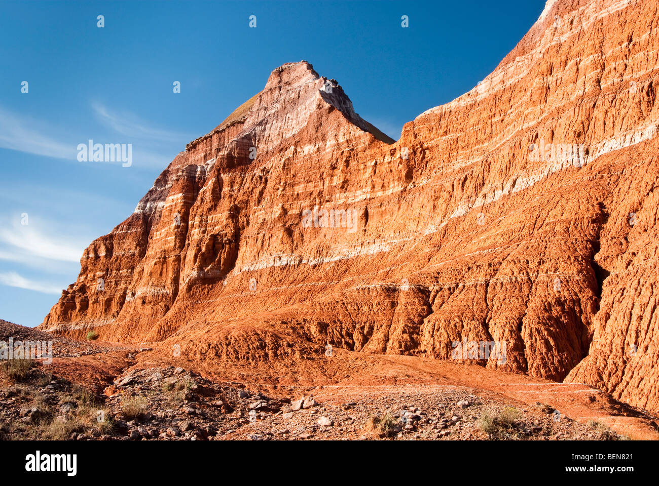 Sandstone formations in Palo Duro Canyon State Park in Texas Stock ...