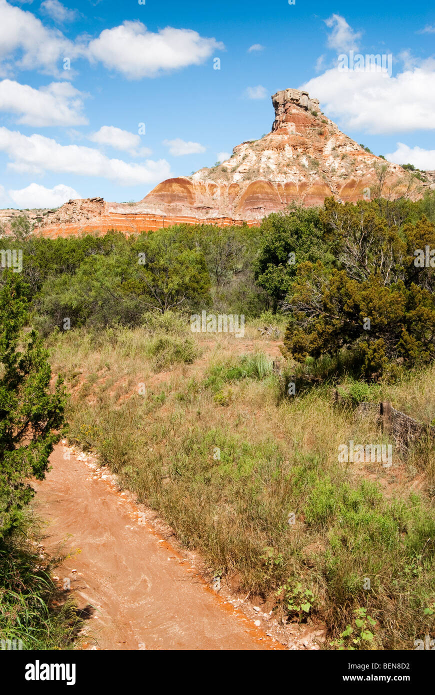 Sandstone formations in Palo Duro Canyon State Park in Texas Stock ...