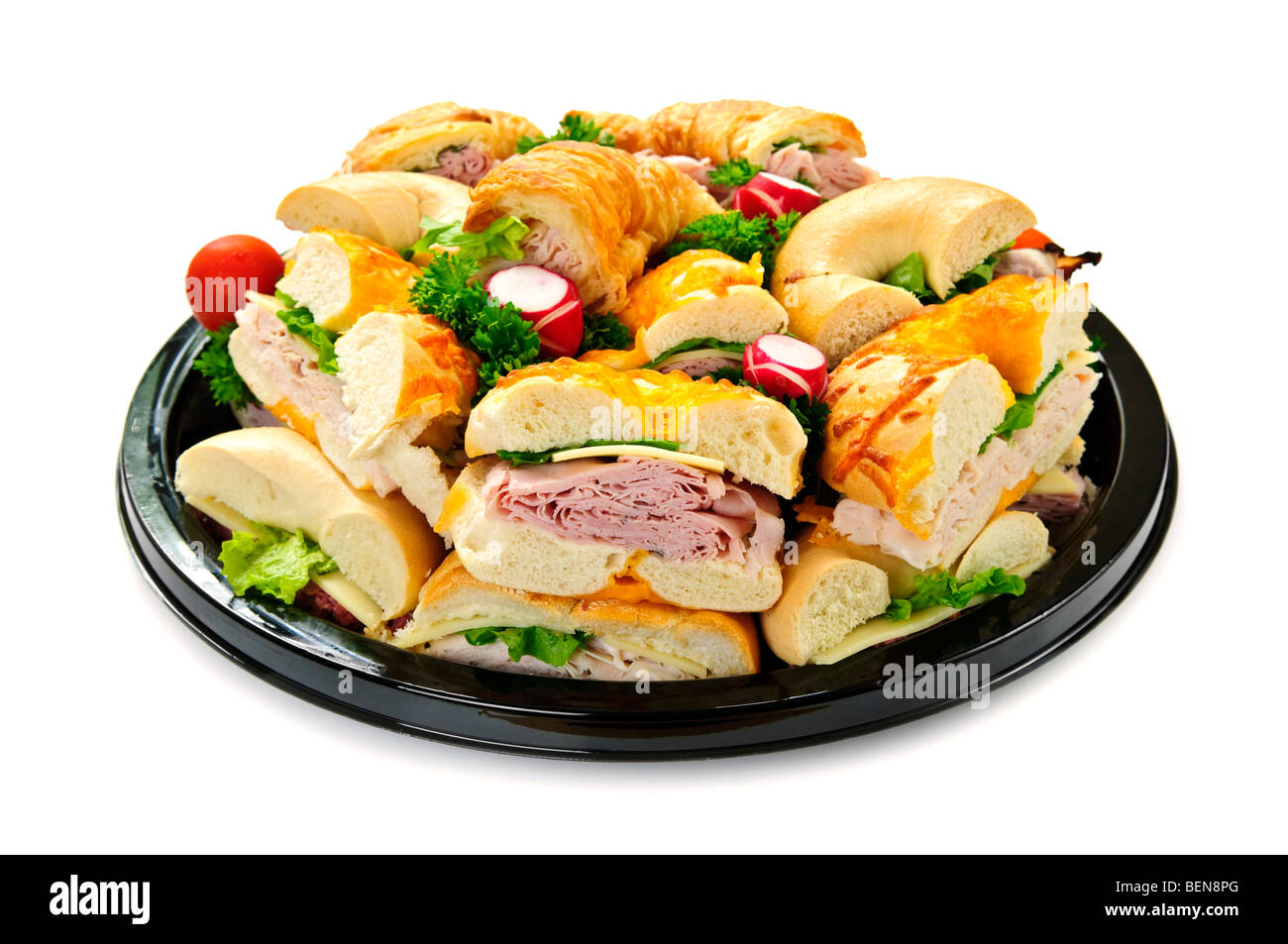 Platter of sandwiches hi-res stock photography and images - Alamy