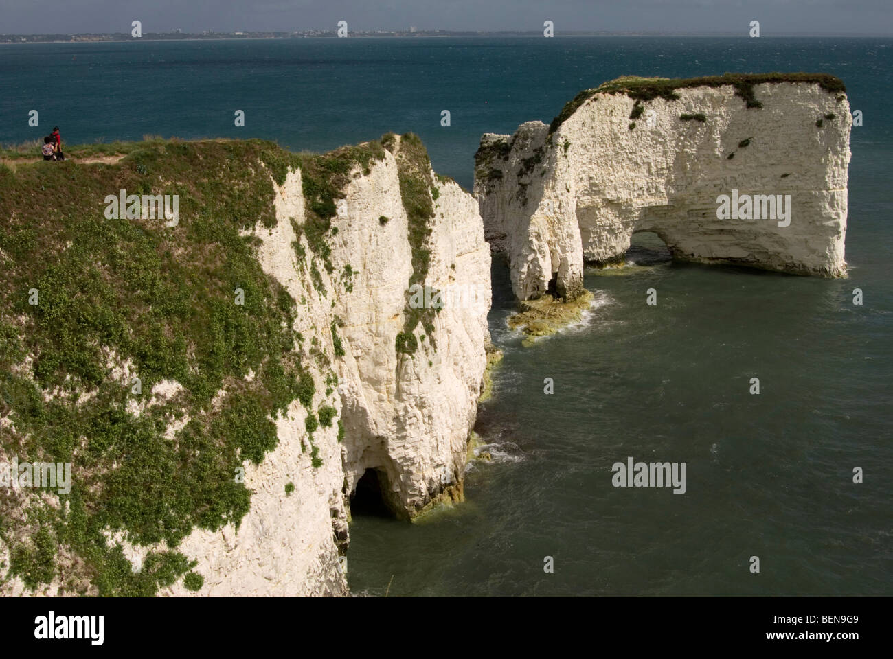 Old Harry Rocks, Dorset, south coast of England Stock Photo - Alamy