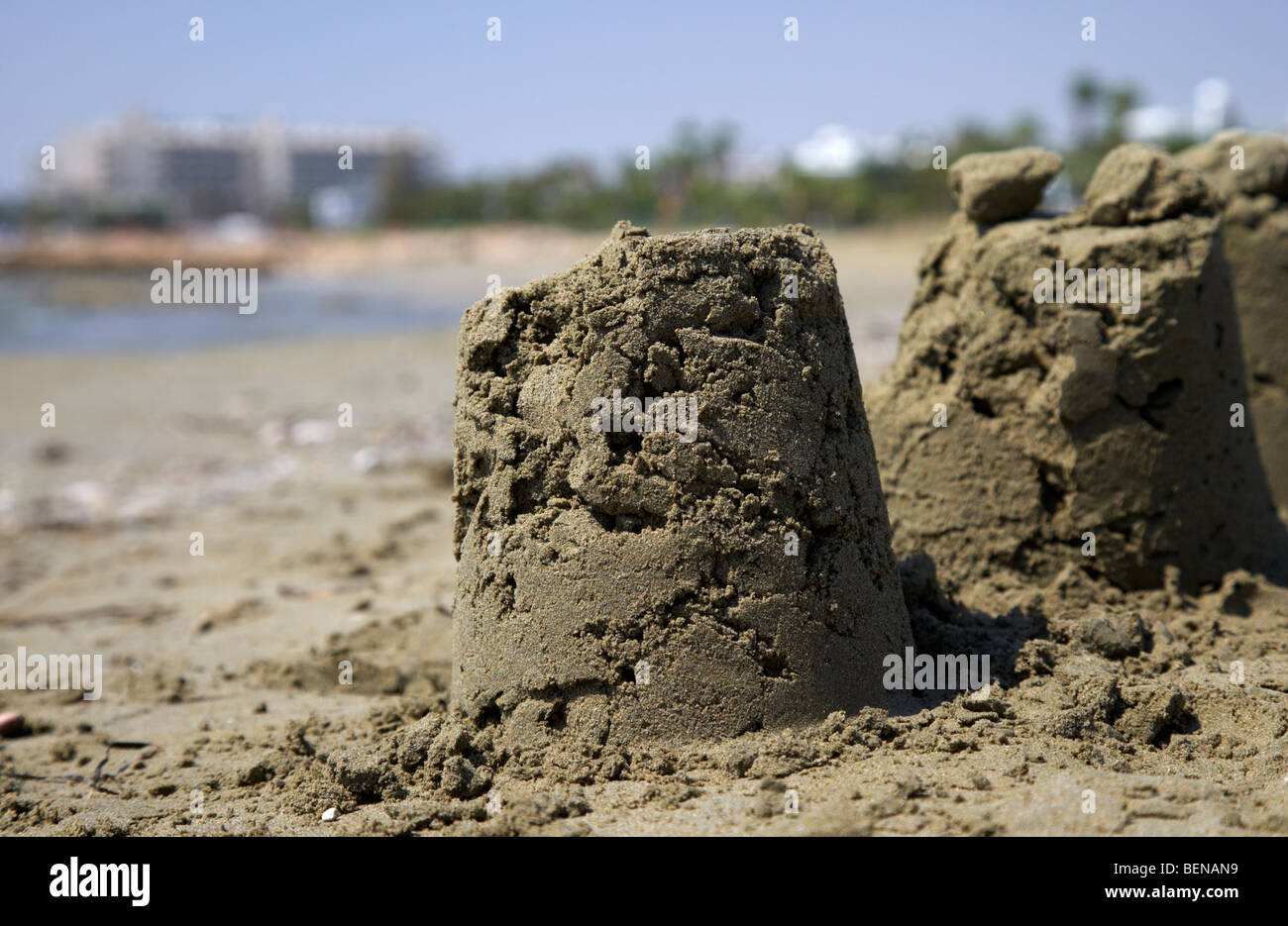 Crumbling sandcastle hi-res stock photography and images - Alamy