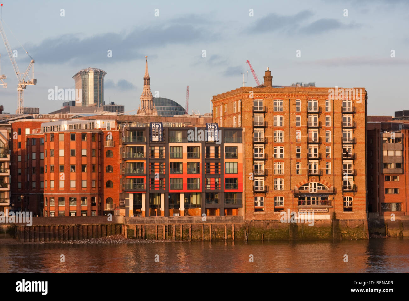 Buildings Along The Thames High Resolution Stock Photography and Images ...