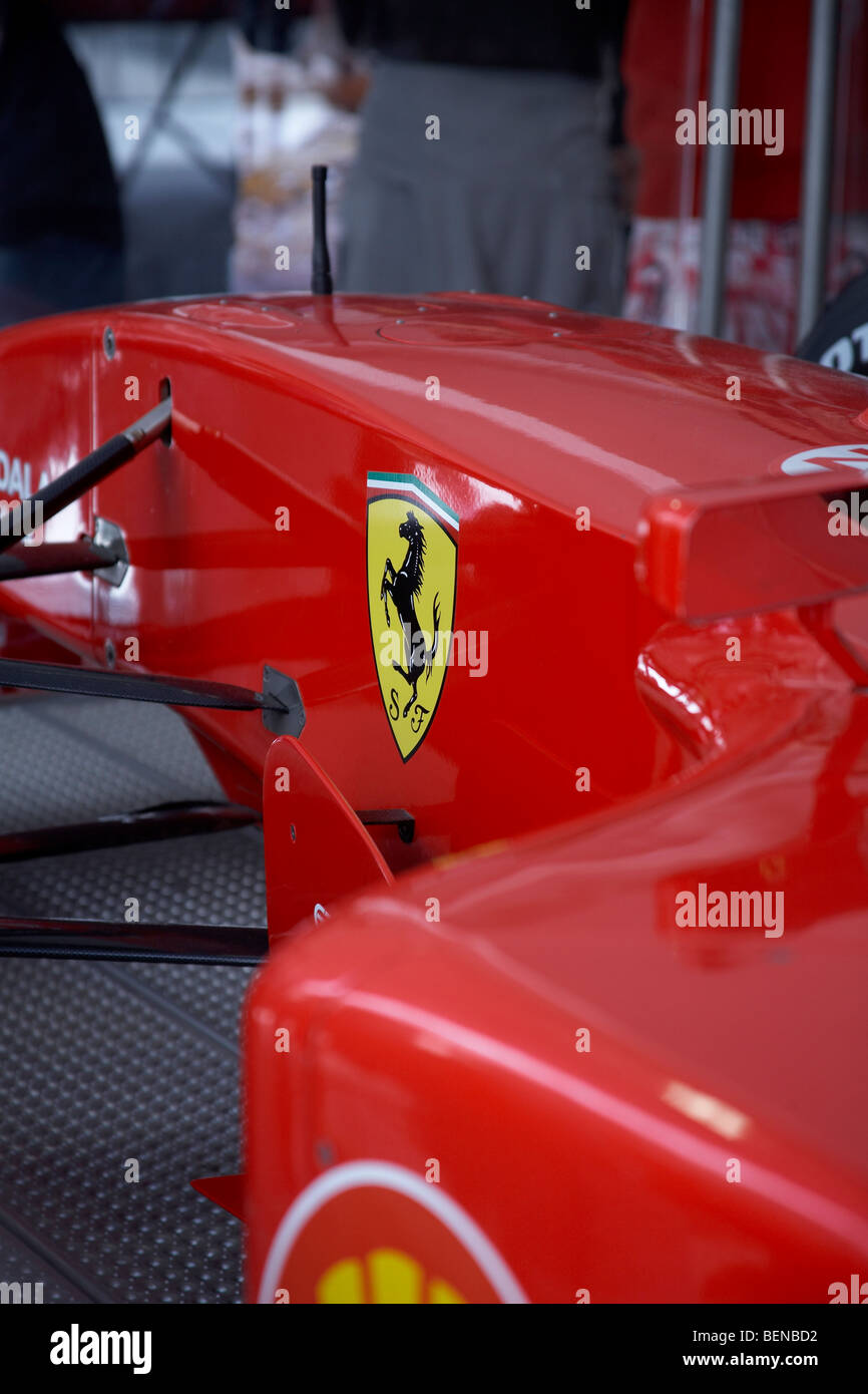 Ferrari F1 car on display at Circuit de Catalunya Barcelona Grand Prix ...
