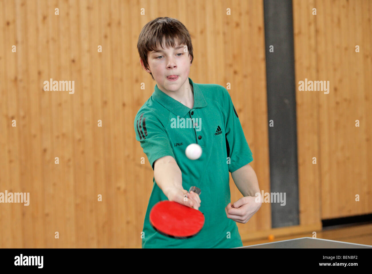 Child Table Tennis High Resolution Stock Photography and Images - Alamy
