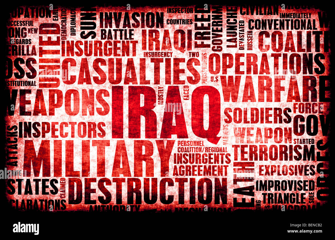 Iraq War as a Grunge Abstract Background Stock Photo - Alamy