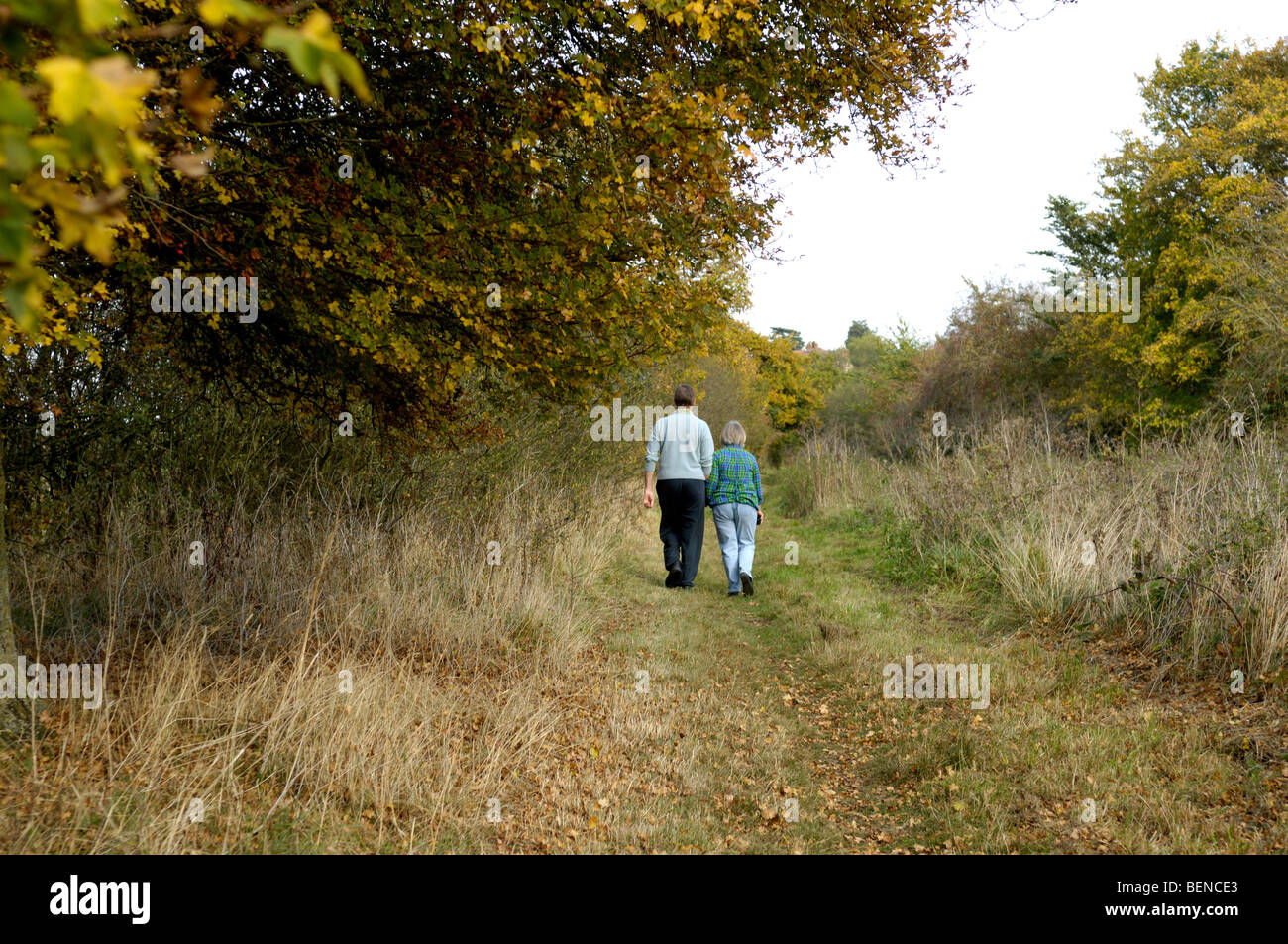 Autumn Country Walk Stock Photo - Alamy