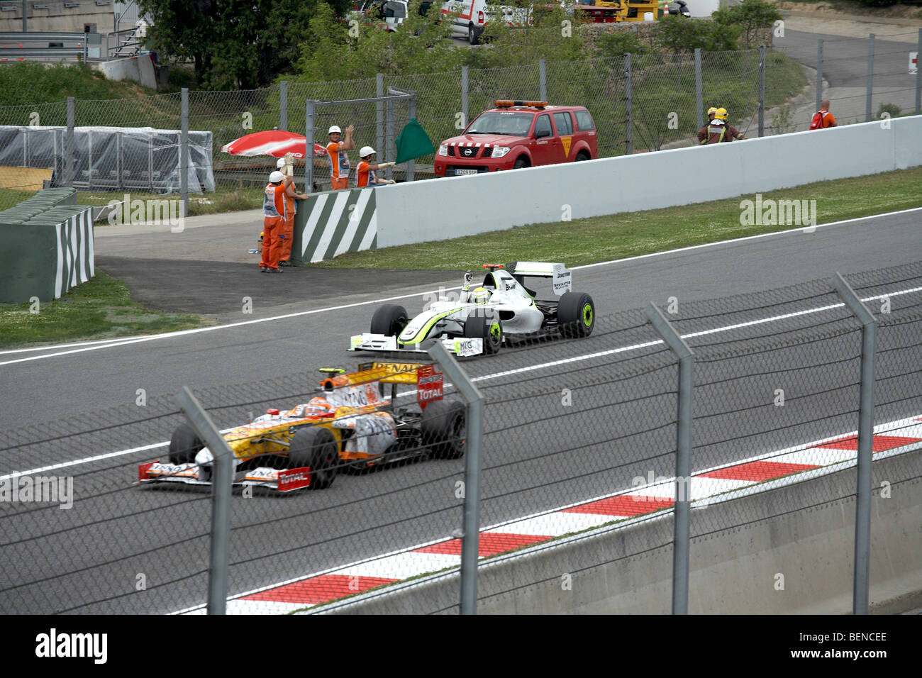 Jenson button brawn gp hi-res stock photography and images - Alamy