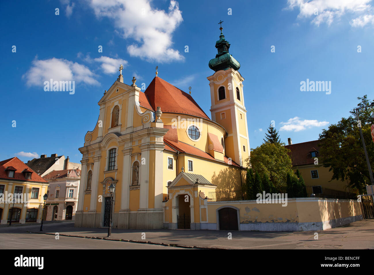 Carmelite church - ( Győr ) Gyor Hungary Stock Photo - Alamy