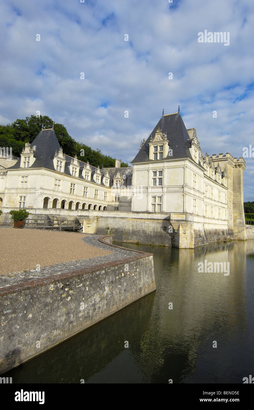 Villandry castle. Chateau de Villandry. Indre-et-Loire.Touraine. Loire ...