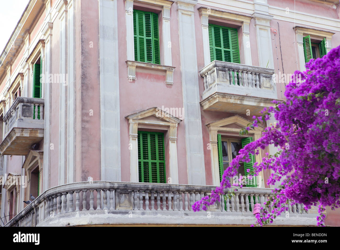 buildings in ibiza, a beautiful and white island of spain Stock Photo ...