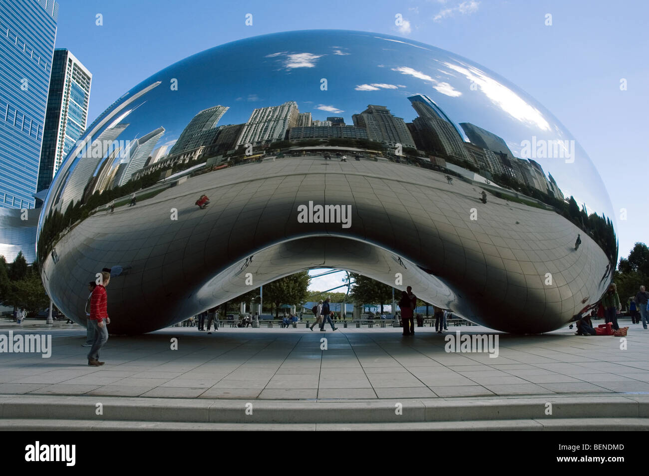 Cloud Gate, Millennium Park, Chicago, Illinois Stock Photo - Alamy