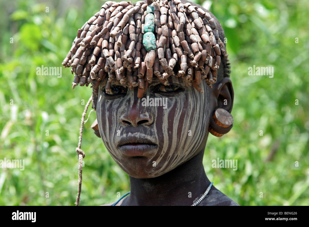 Mursi children omo hi-res stock photography and images - Alamy