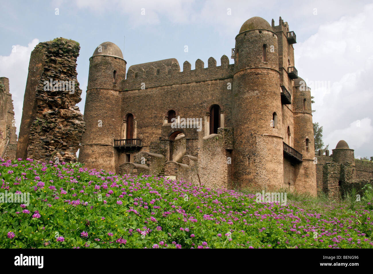 Fasilides Castle / Fasil Ghebbi in Gondar / Gonder, Amhara, Ethiopia ...