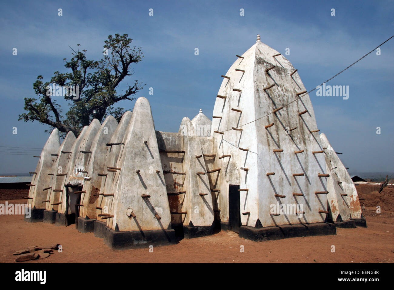 The medieval Islamic Larabanga Mosque, one of the oldest mosques in ...