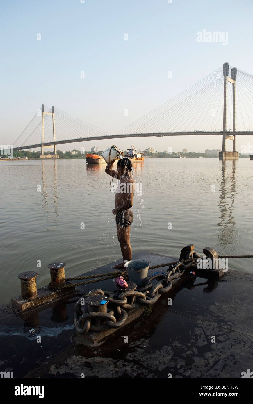 Taking Bath In River High Resolution Stock Photography and Images - Alamy