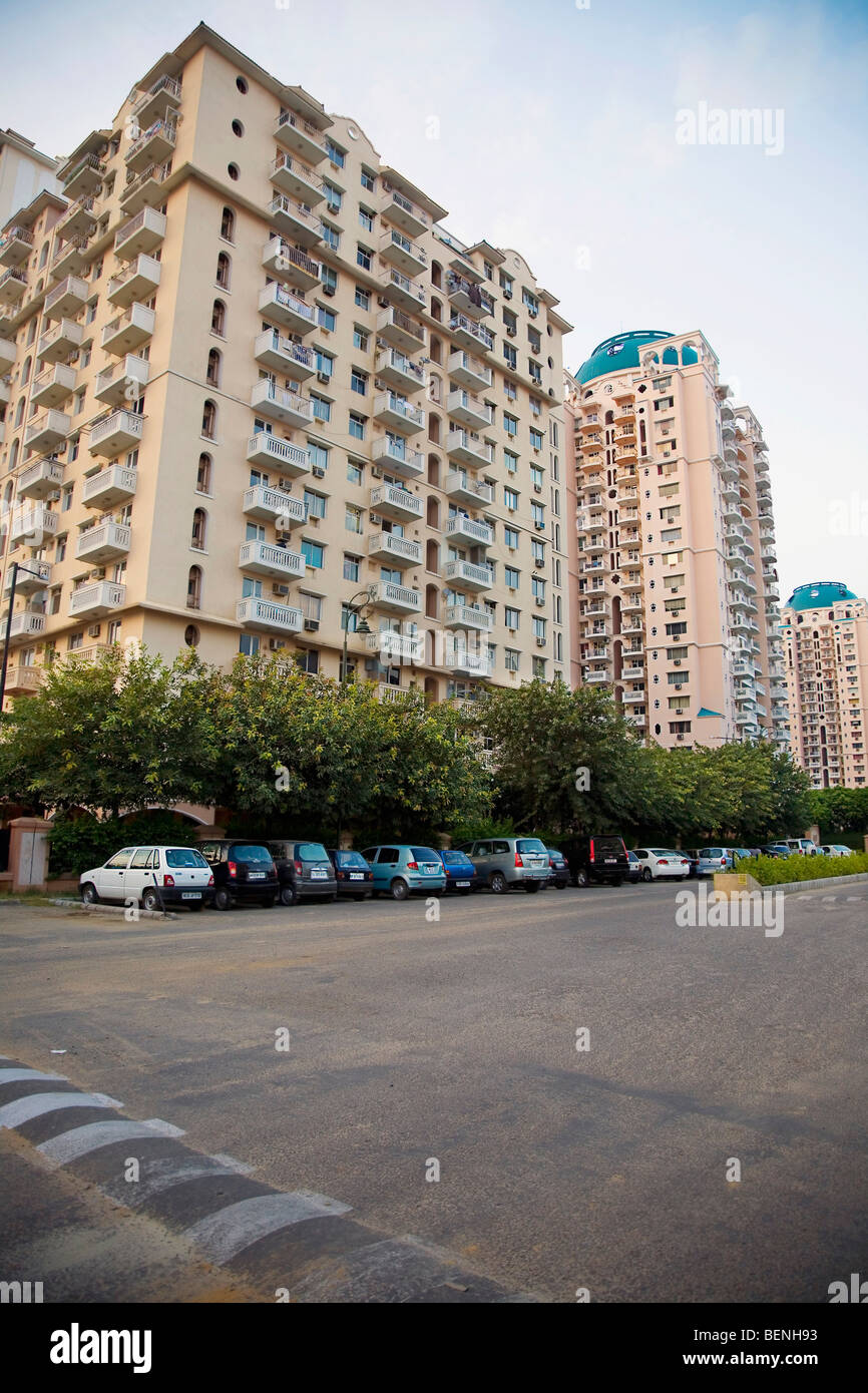 High Rise Apartments in Gurgaon Haryana India Stock Photo - Alamy