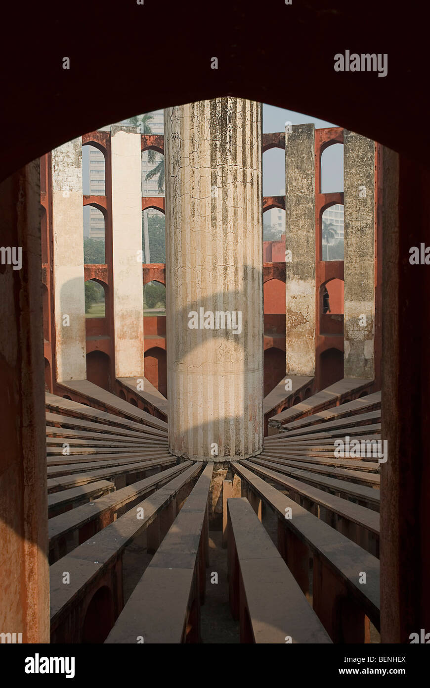 The Ram Yantra is the complementary buildings in a circular shape ...