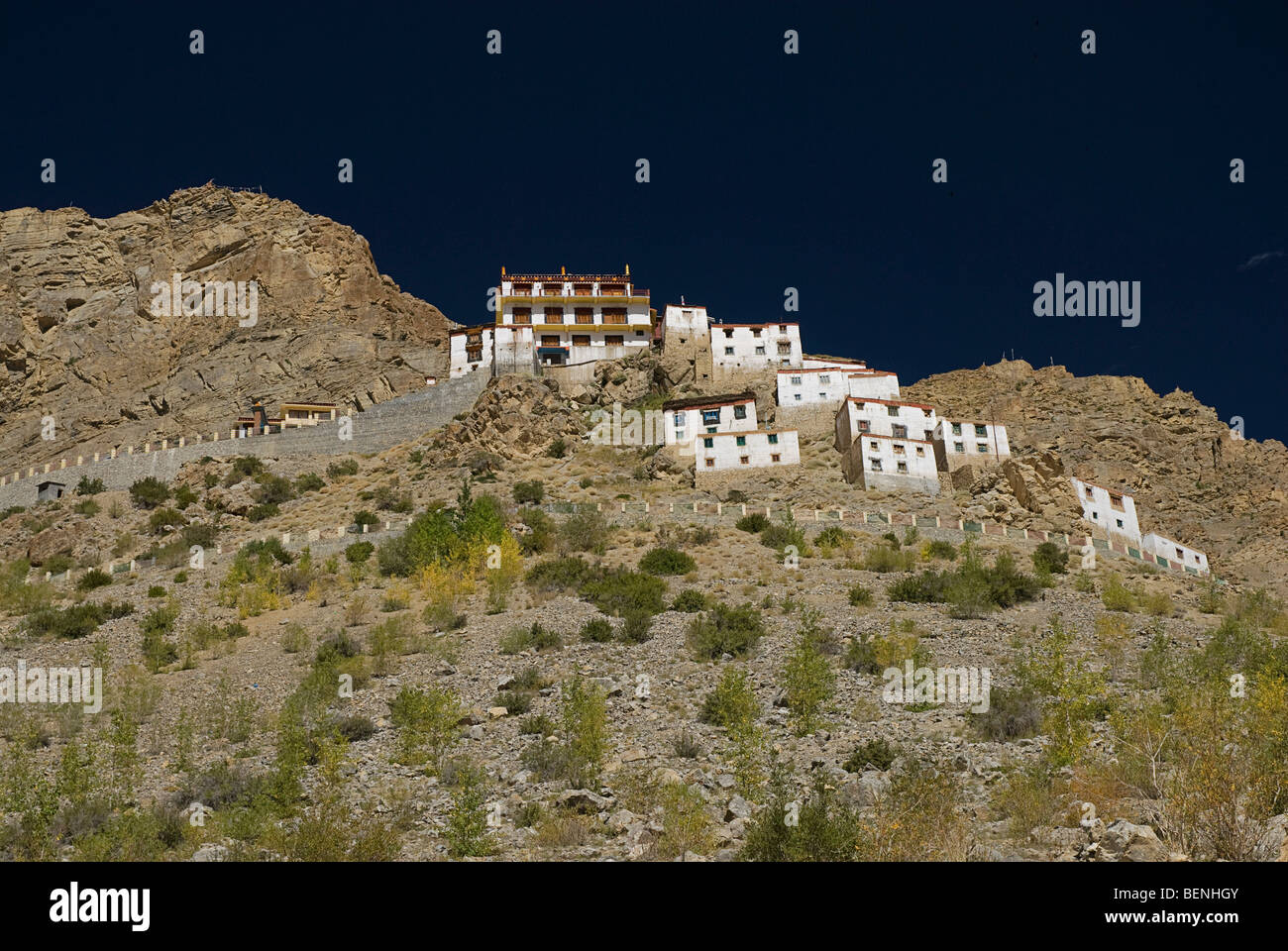 Key Monastery Spiti Valley Himachal Pradesh India Stock Photo - Alamy