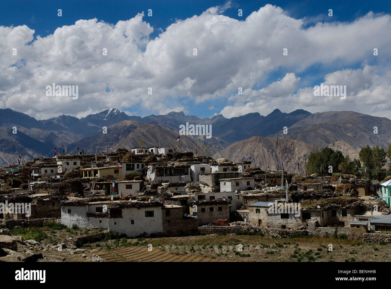 Nako Village in Spiti Valley Himachal Pradesh India Stock Photo - Alamy