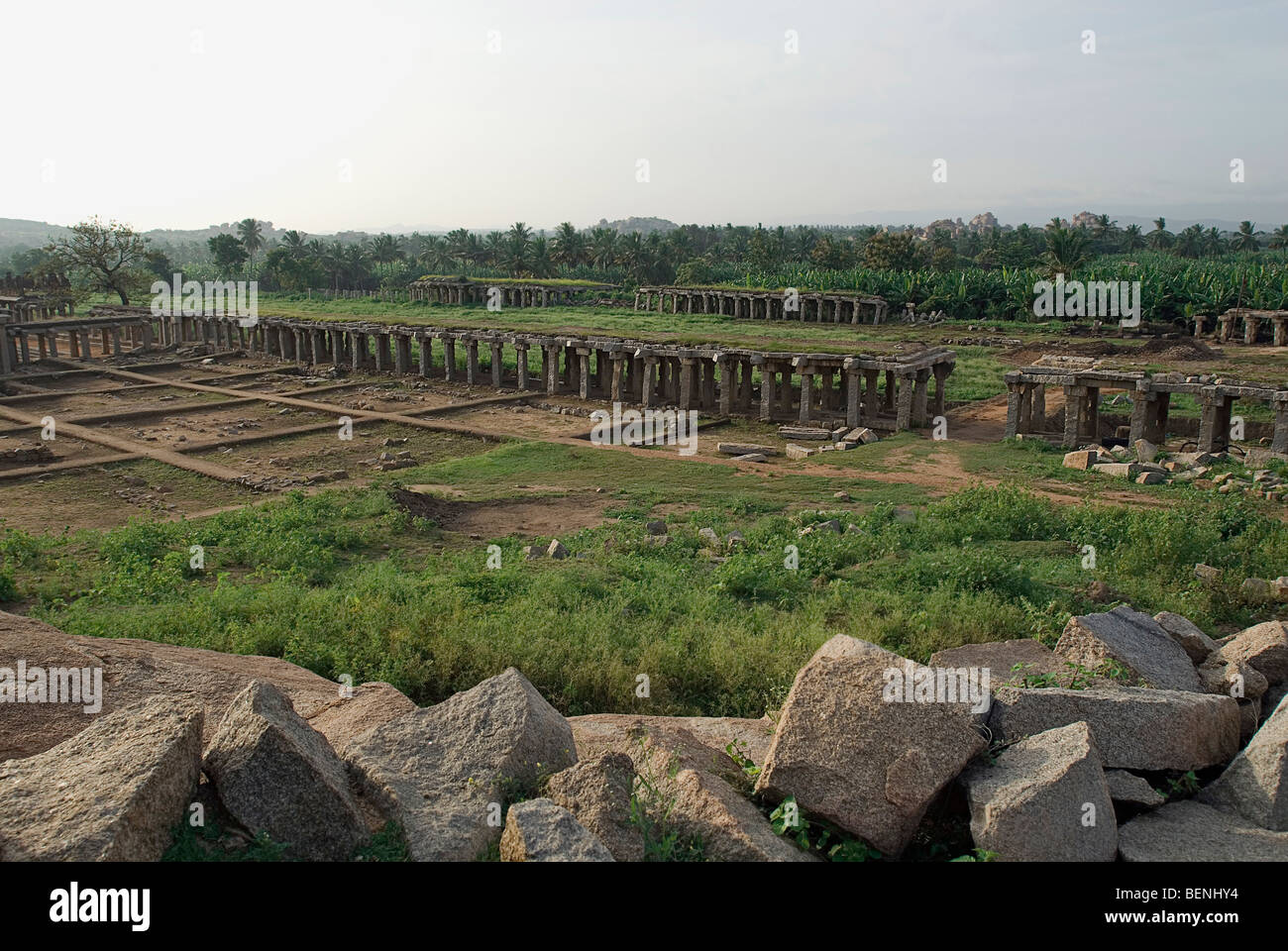 Krishna Bazaar in Krishna Temple a partly collapsed temple located ...