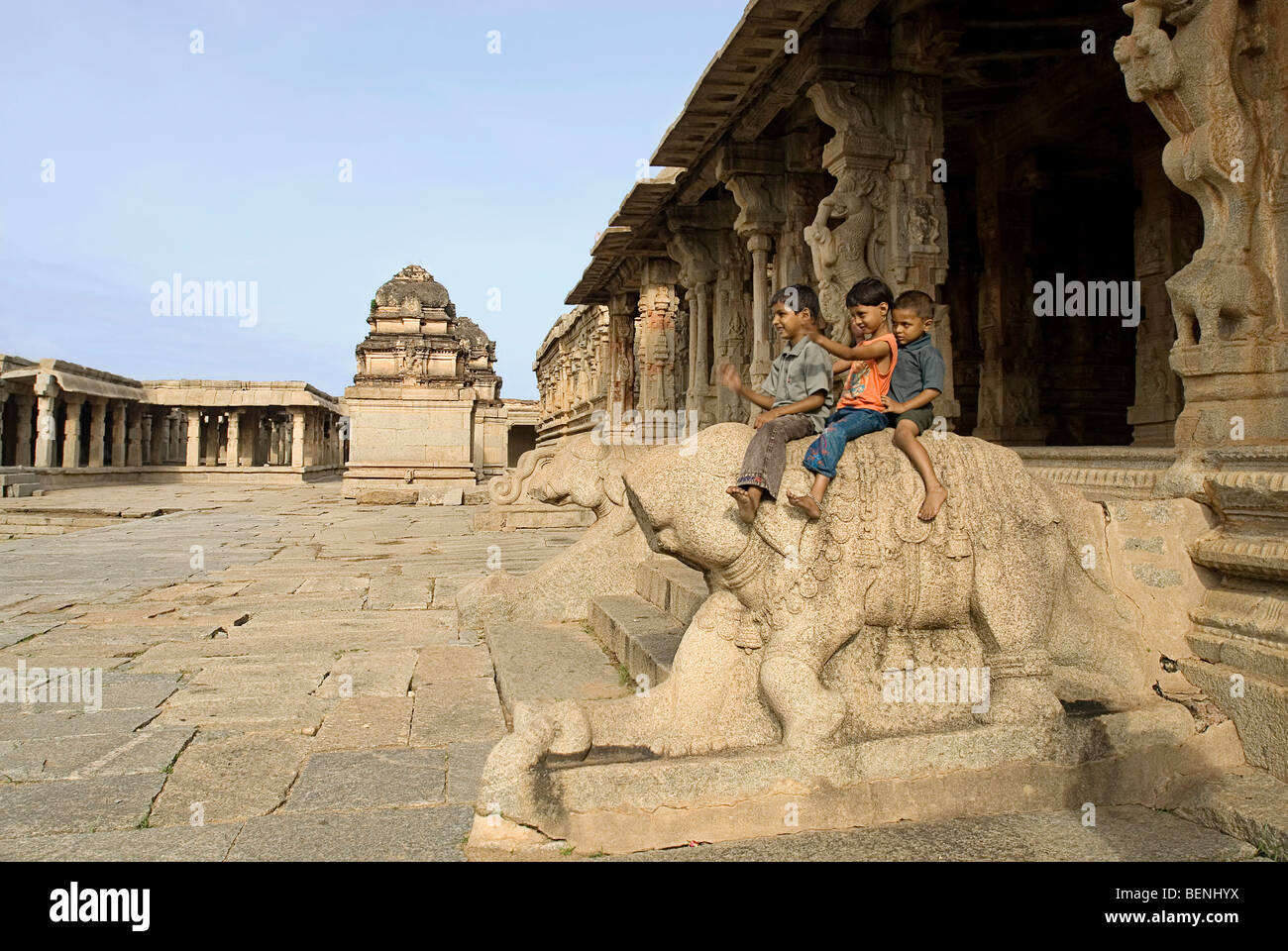 The Krishna temple a partly collapsed temple located south of Hemakuta ...