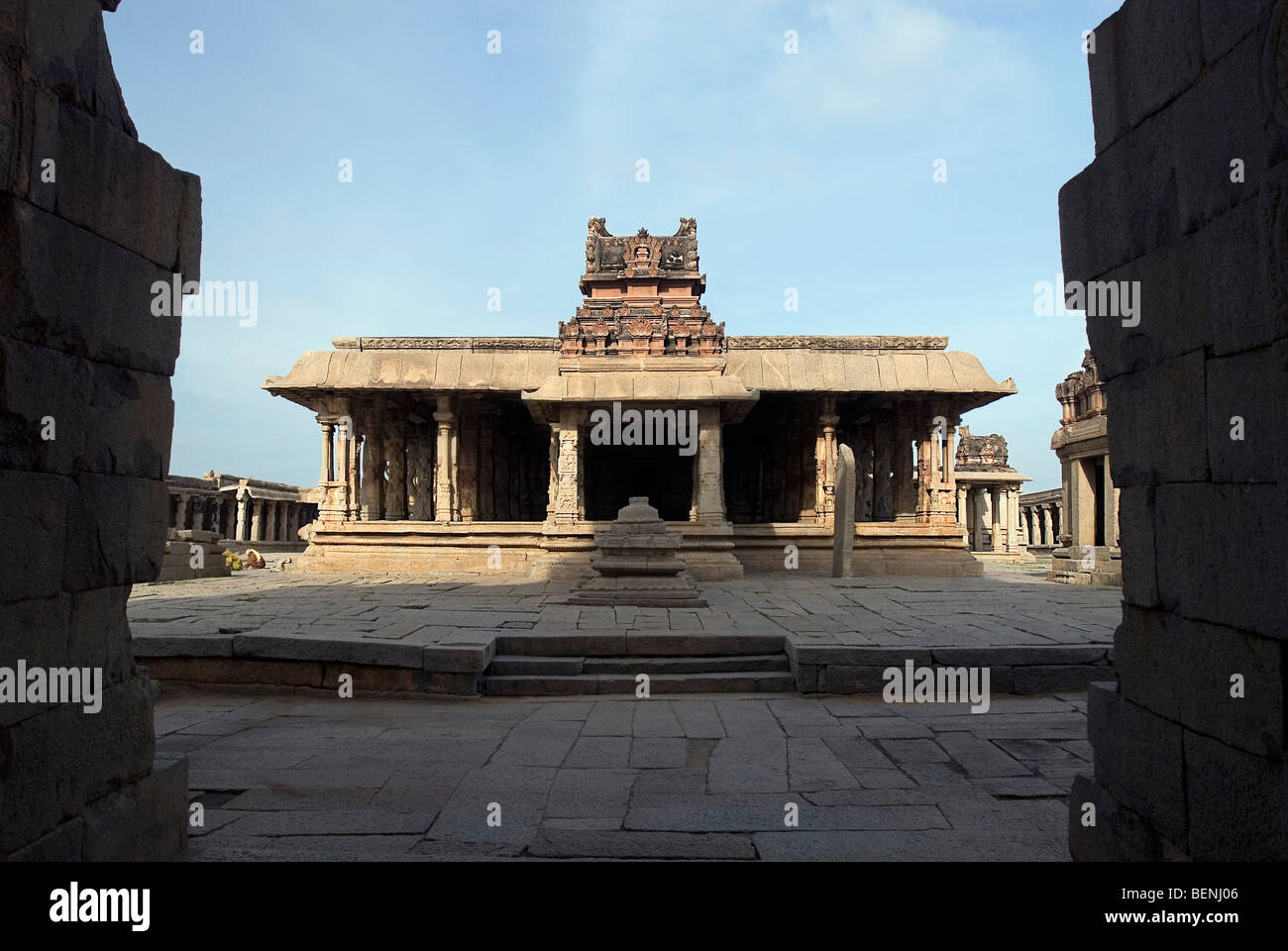 The Krishna temple a partly collapsed temple located south of Hemakuta ...