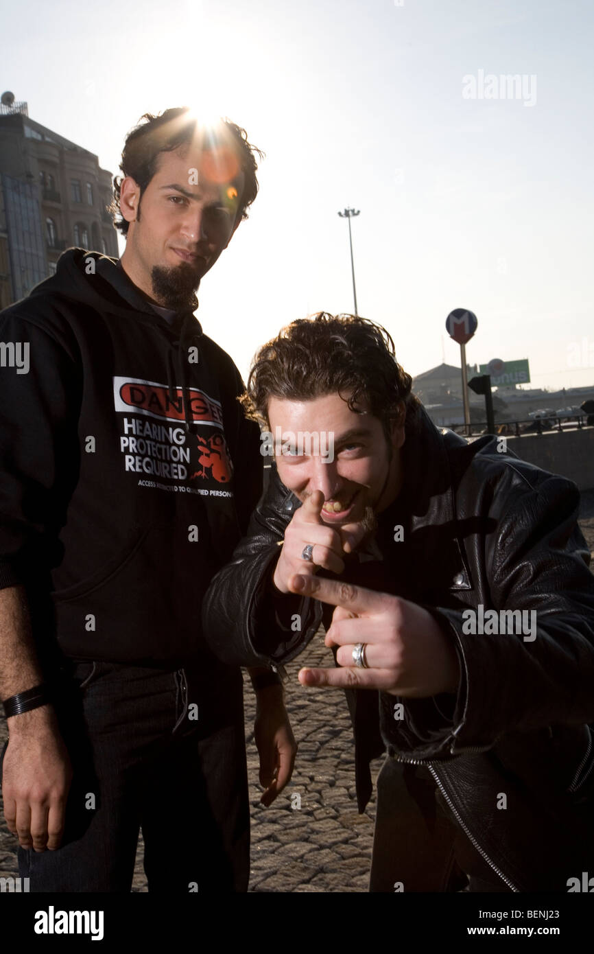 Acrassicauda Iraqi death metal band Istanbul Turkey Stock Photo - Alamy