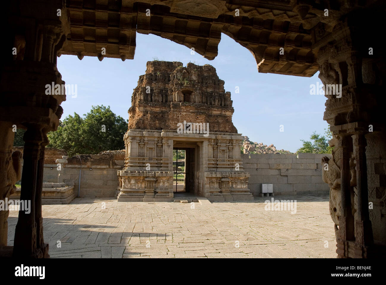 The Vitthala Temple built in the 15th century A.D. during the reign of ...
