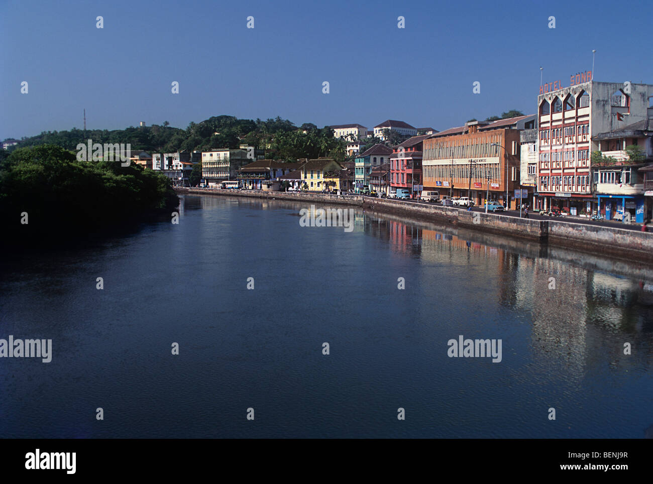 India goa panaji mandovi river hi-res stock photography and images - Alamy