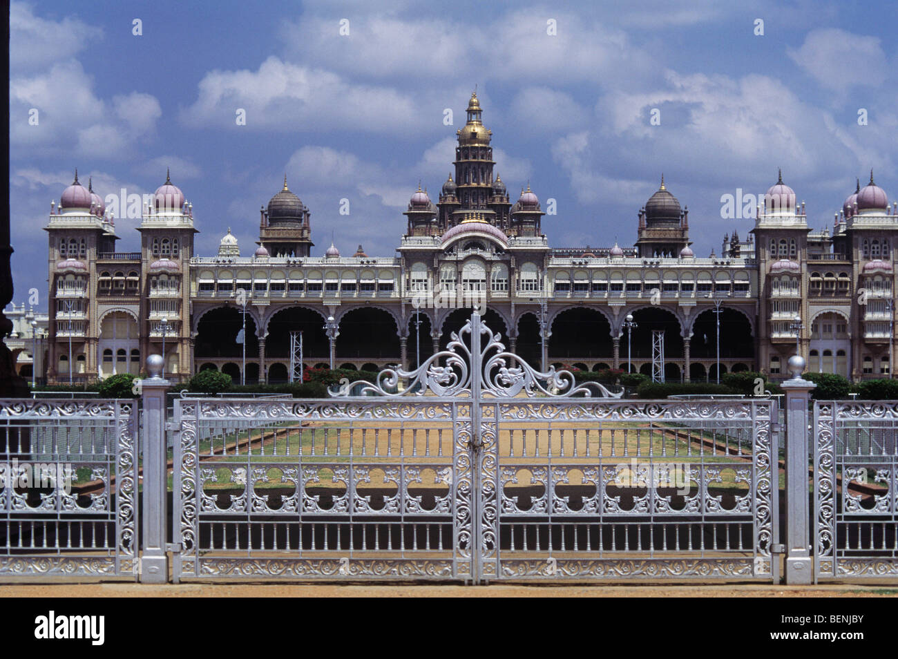 Mysore palace whose architectural style is described as Indo-Saracenic ...