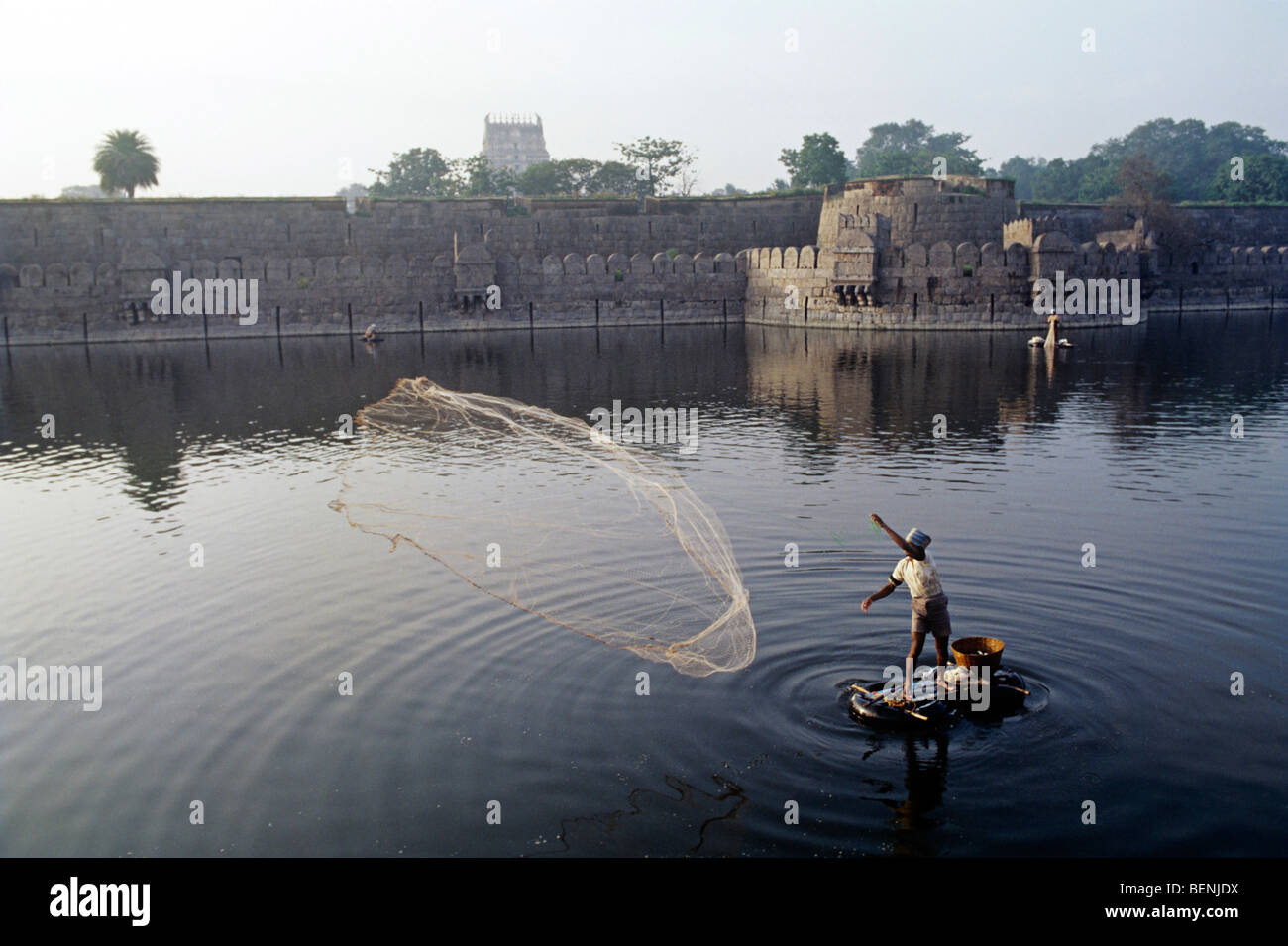 13th Century Vellore Fort with a moat Tamil Nadu India Stock Photo - Alamy