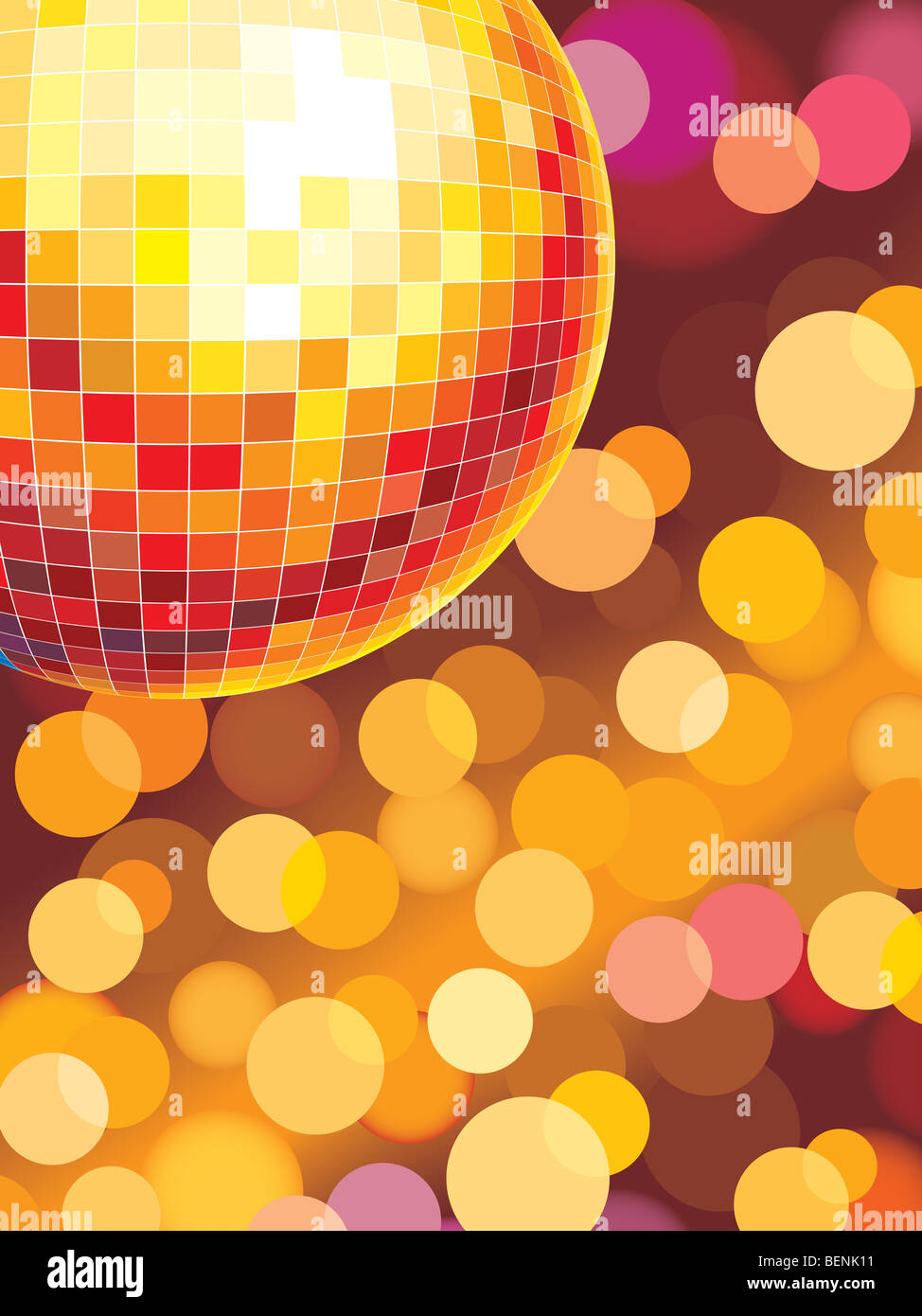 Party disco background with glowing lights Stock Photo - Alamy