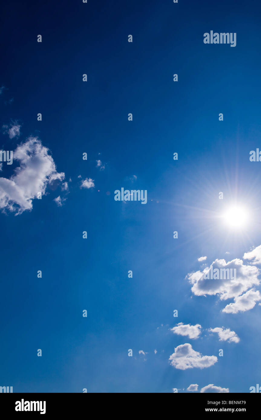 sunny sky background vertical Stock Photo - Alamy