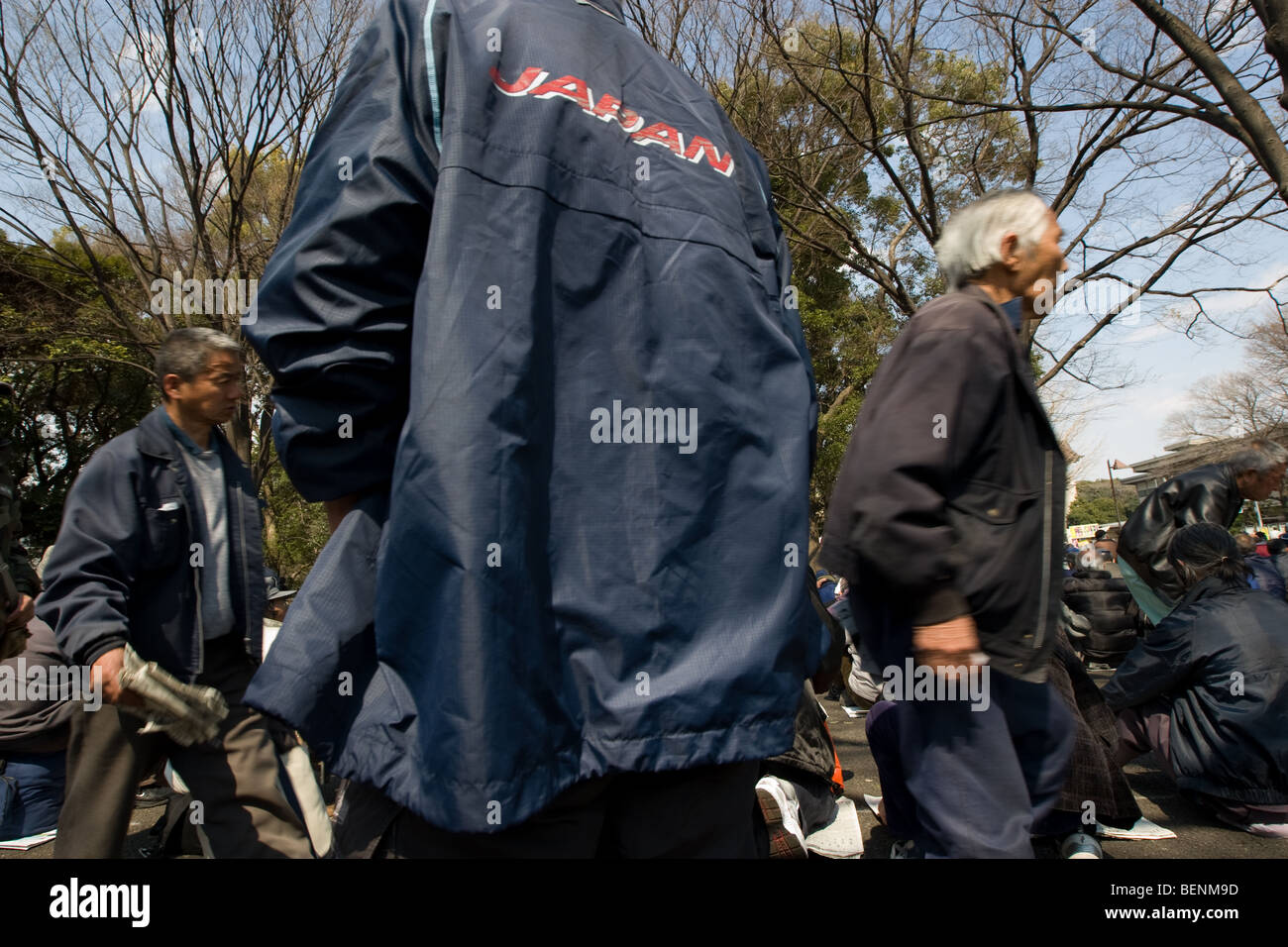 Approximately 700 homeless men attend a soup kitchen run by a Korean ...