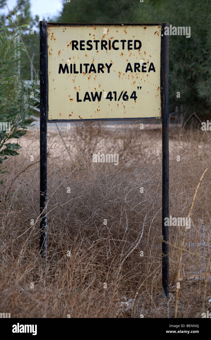 Restricted military area hi-res stock photography and images - Alamy