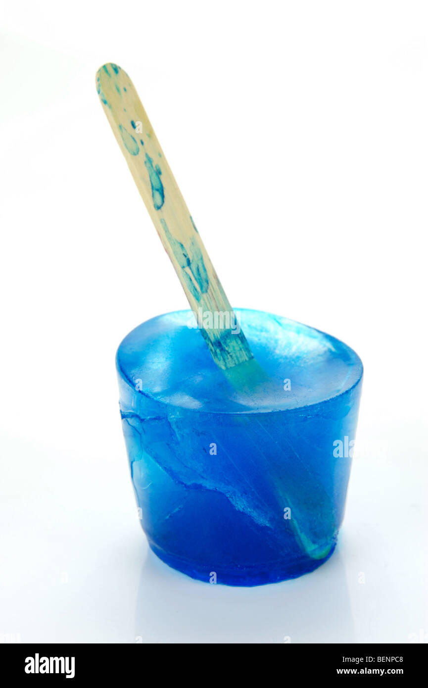 Flavored icy poles isolated against a white background Stock Photo - Alamy