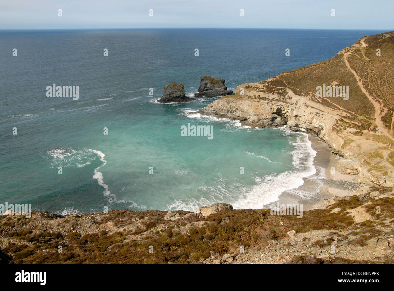 Trevellas Porth, St Agnes, Cornwall Stock Photo - Alamy