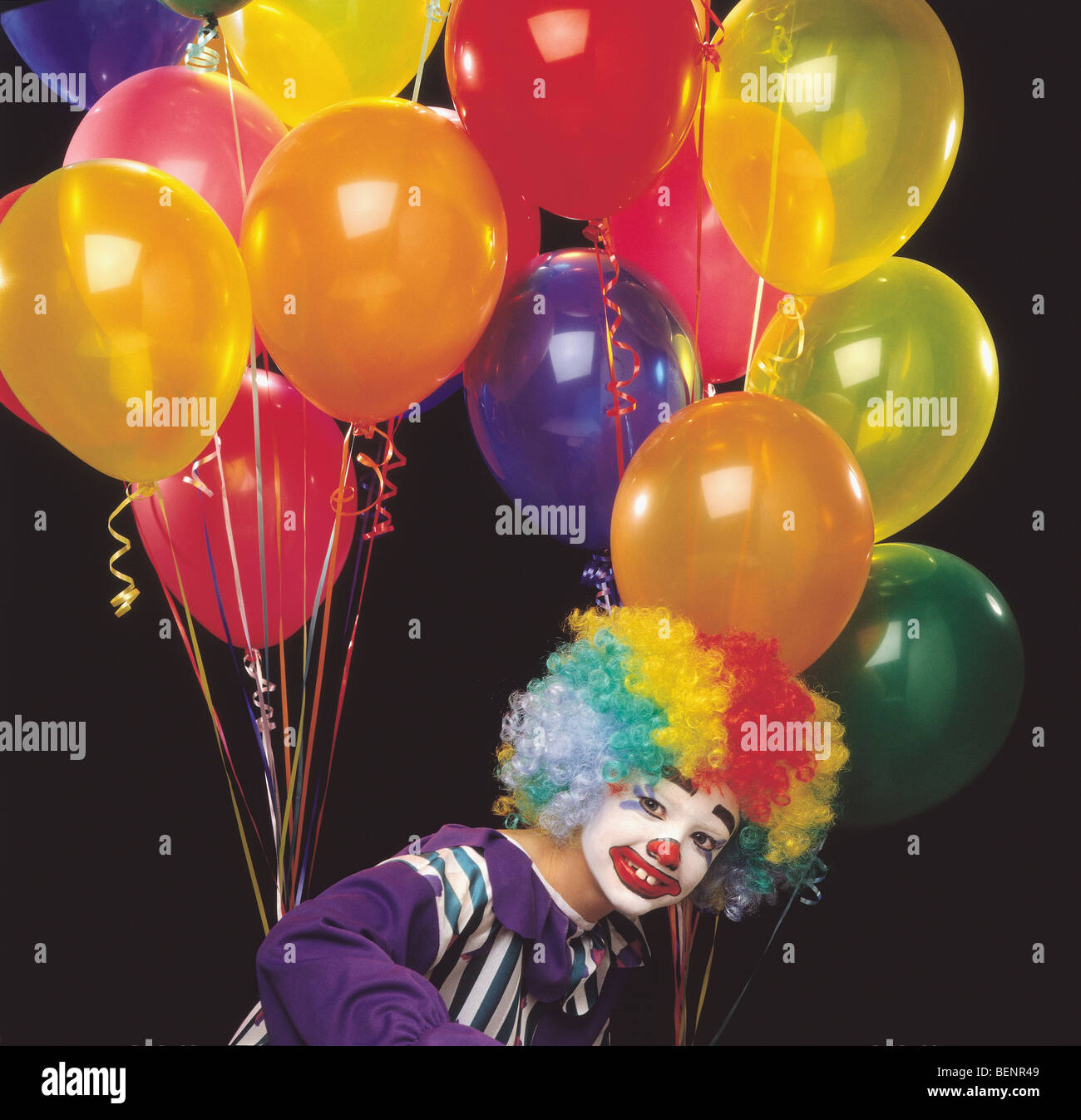 Clown circus balloons hi-res stock photography and images - Alamy