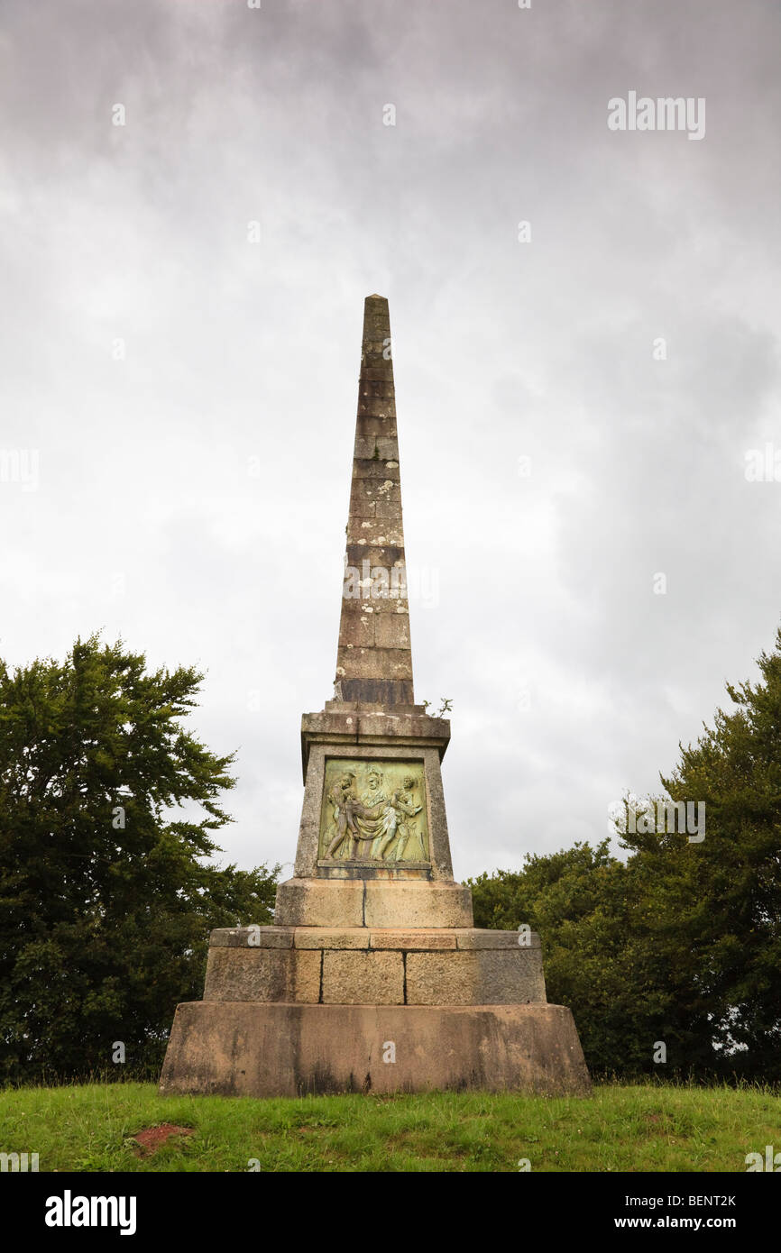 Memorial obelisk to "Lieutenant John Henry Thomson" who fell at ...