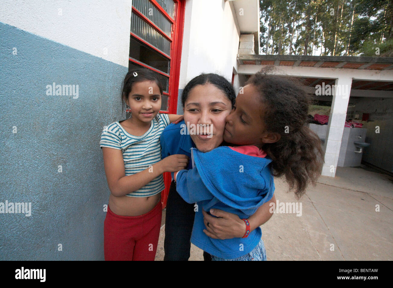 BRAZIL Slum dwelling children in an after school care center, Sao Paulo ...