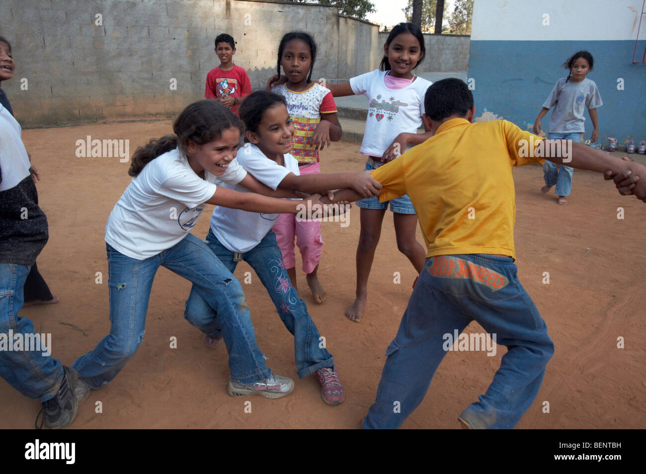 BRAZIL Slum dwelling children in an after school care center, Sao Paulo ...