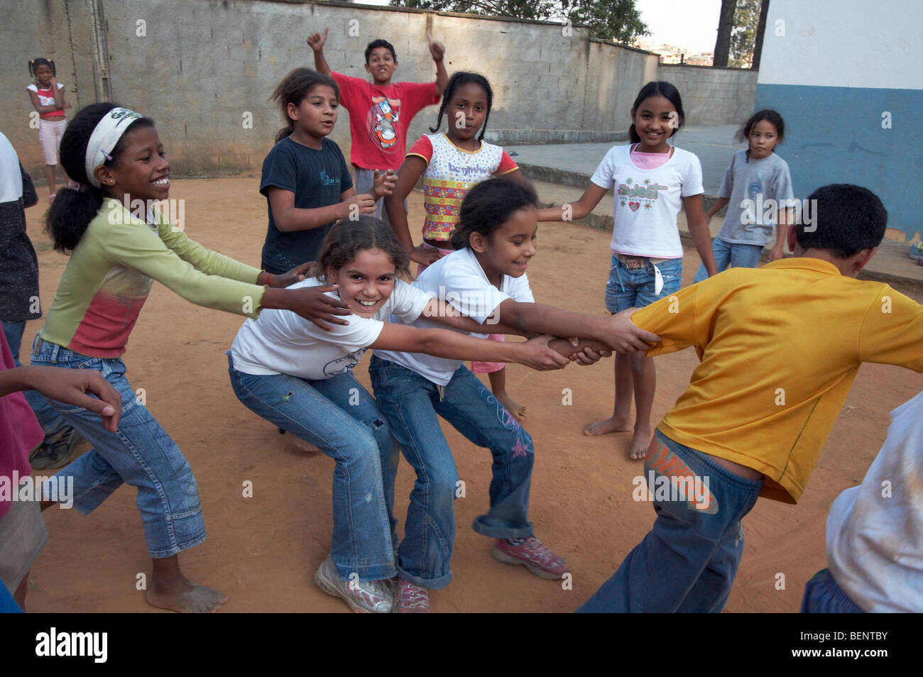 BRAZIL Slum dwelling children in an after school care center, Sao Paulo ...