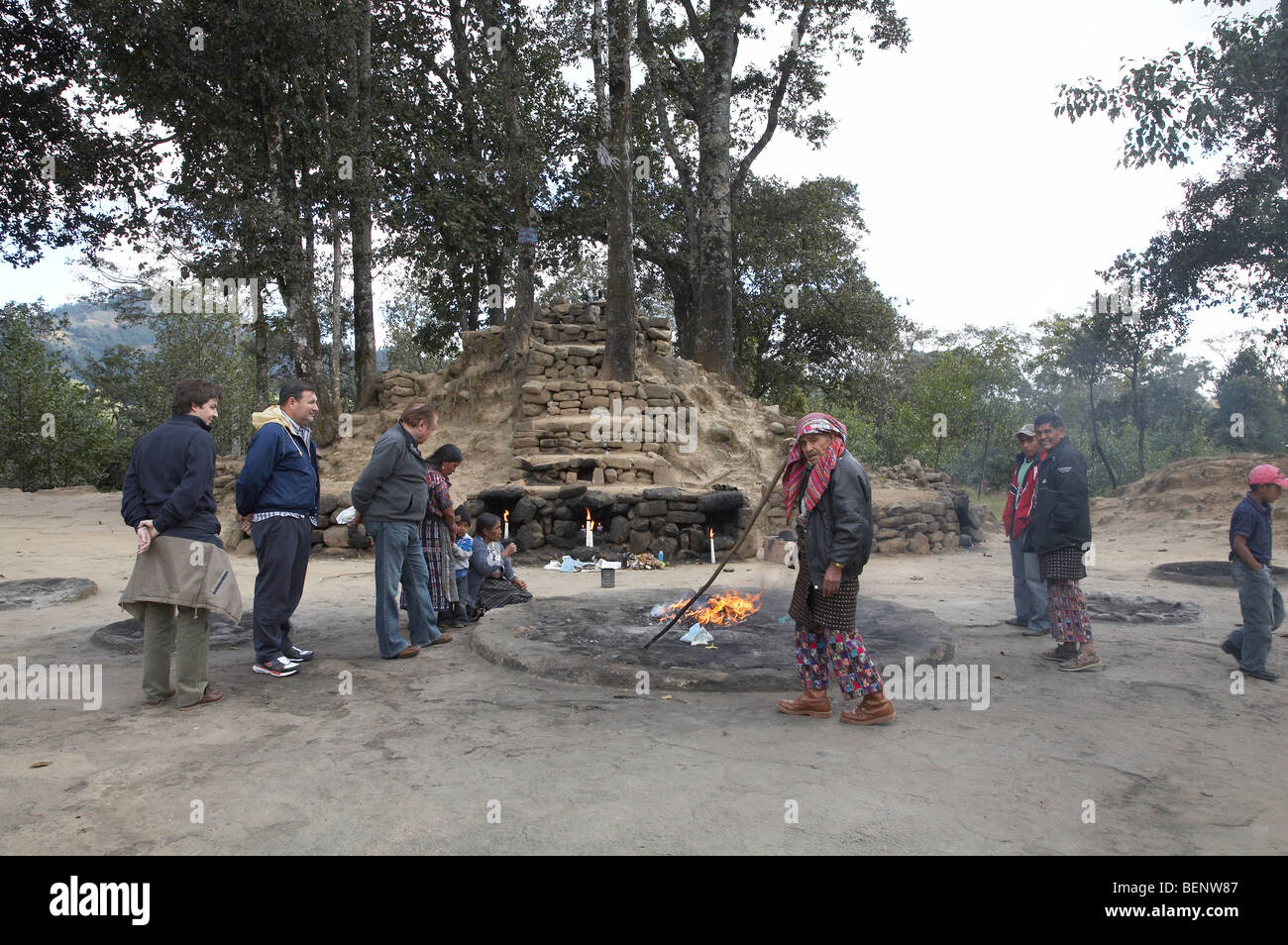 GUATEMALA Traditional Mayan religious ceremony. PHOTOGRAPH by SEAN ...