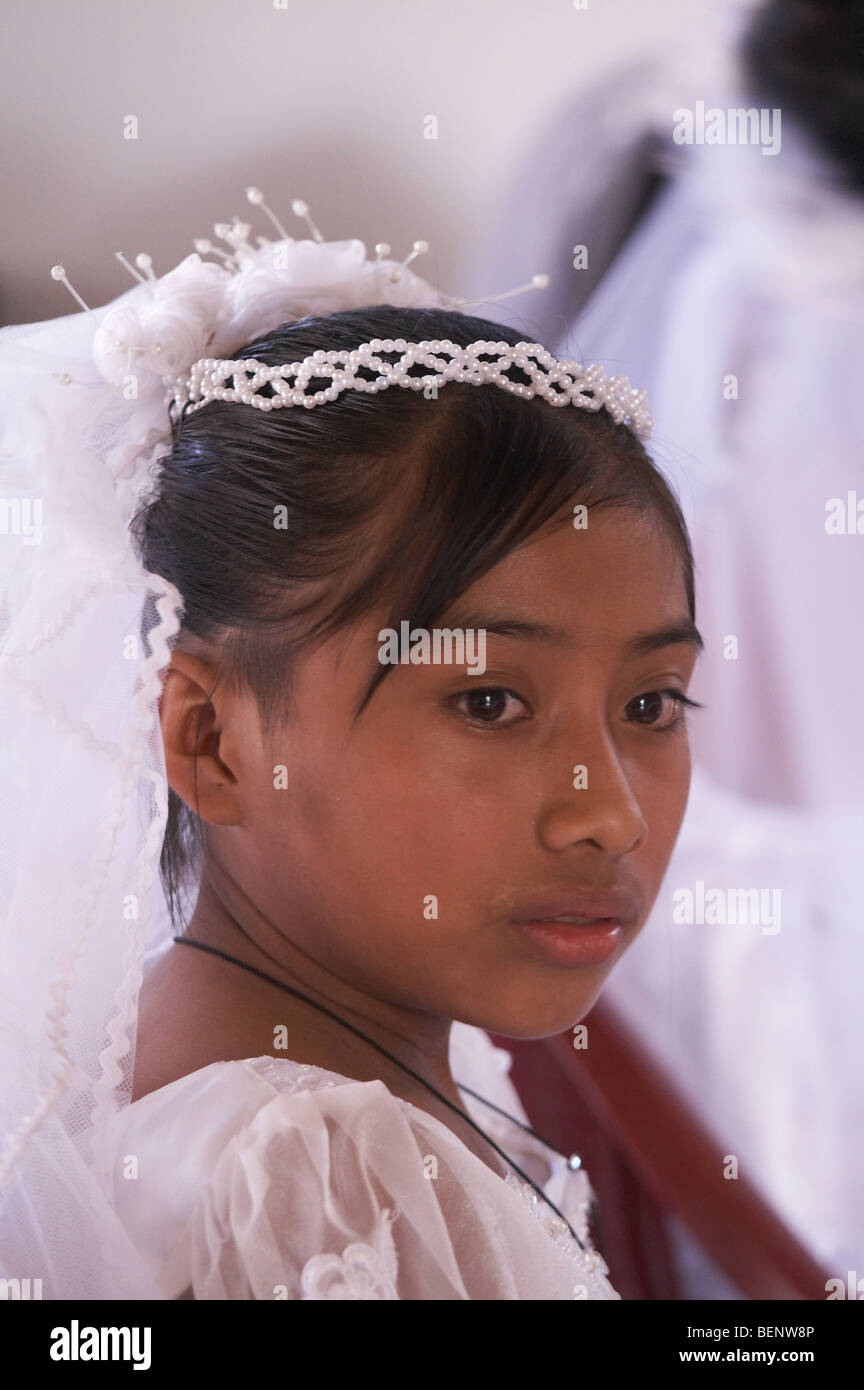 Guatemala catholic first communion mass hi-res stock photography and ...